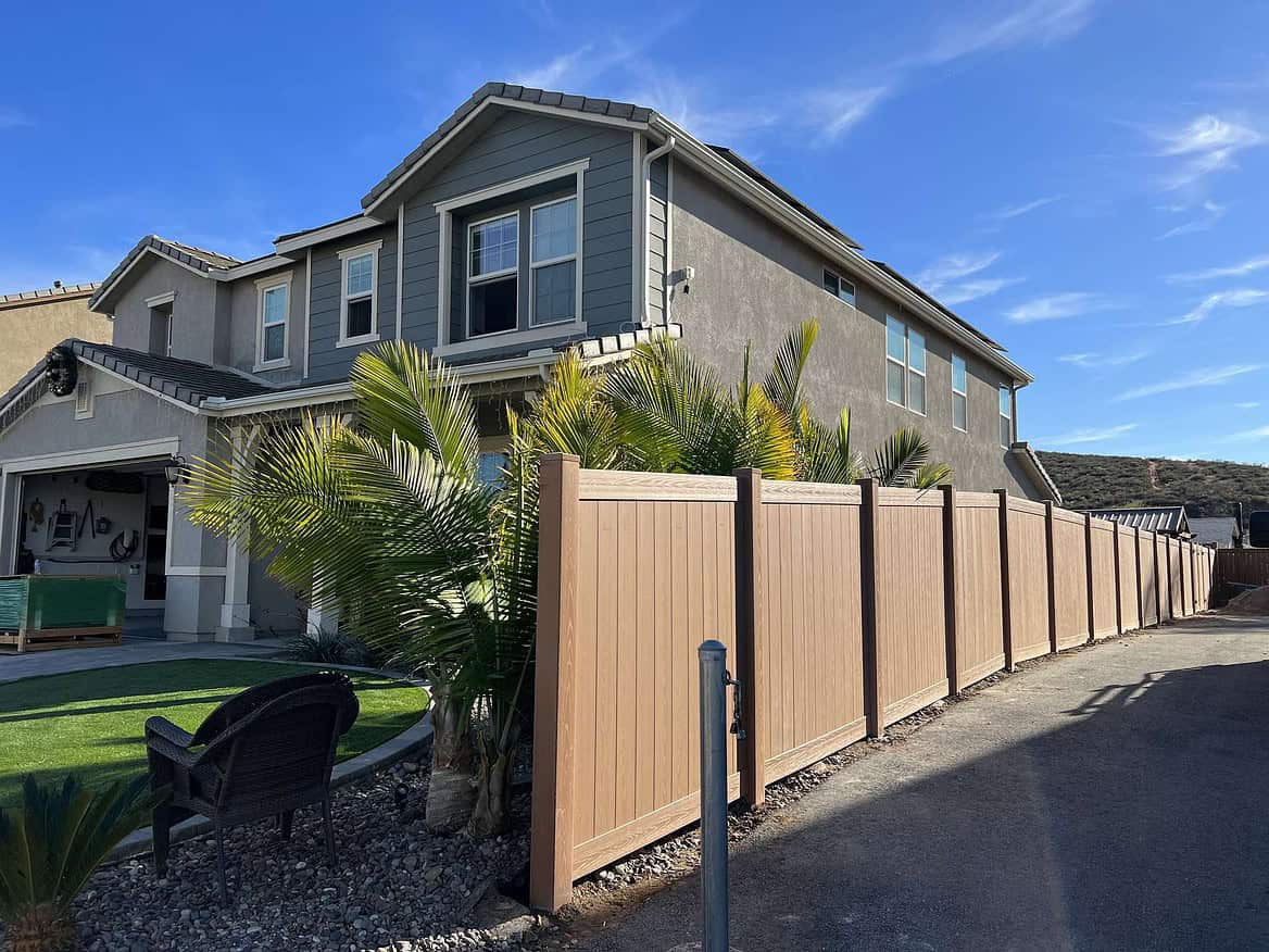 Brown Vinyl Fence Gallery – Vinyl Pro Fence