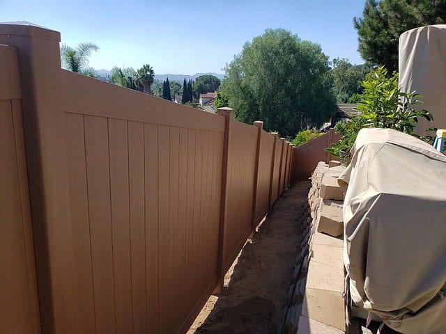 Brown Vinyl Fence Gallery – Vinyl Pro Fence