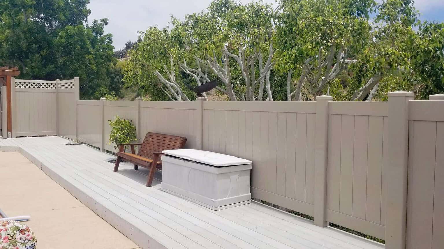 Colored Vinyl Fence Gallery – Vinyl Pro Fence