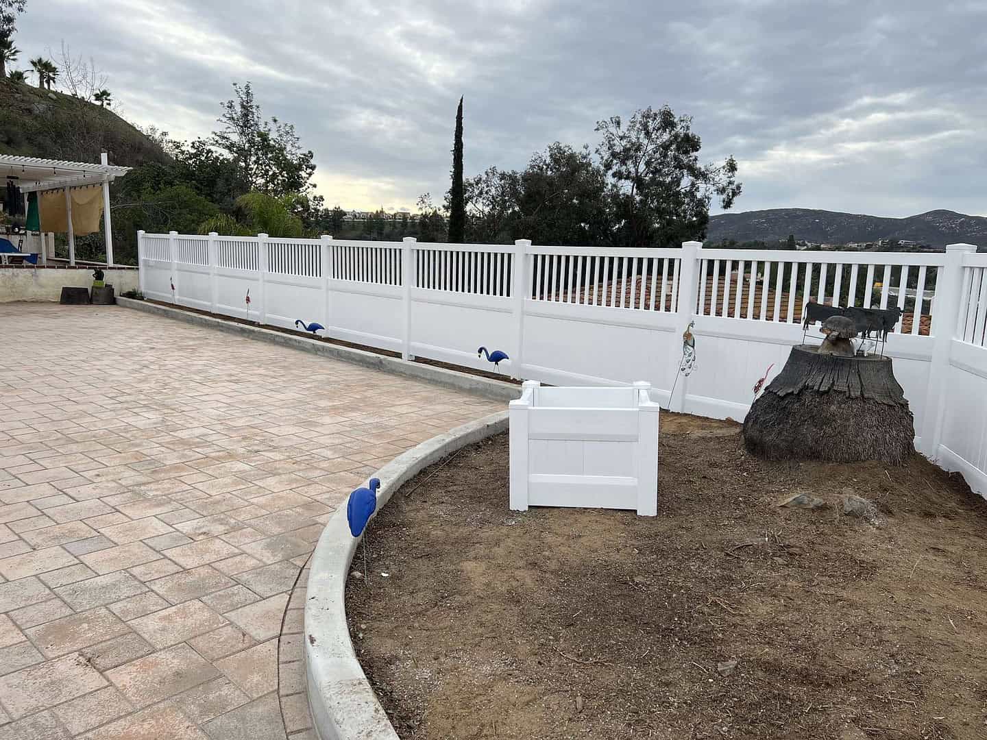 Vinyl Semi Privacy Fences | Vinyl Pro Fence