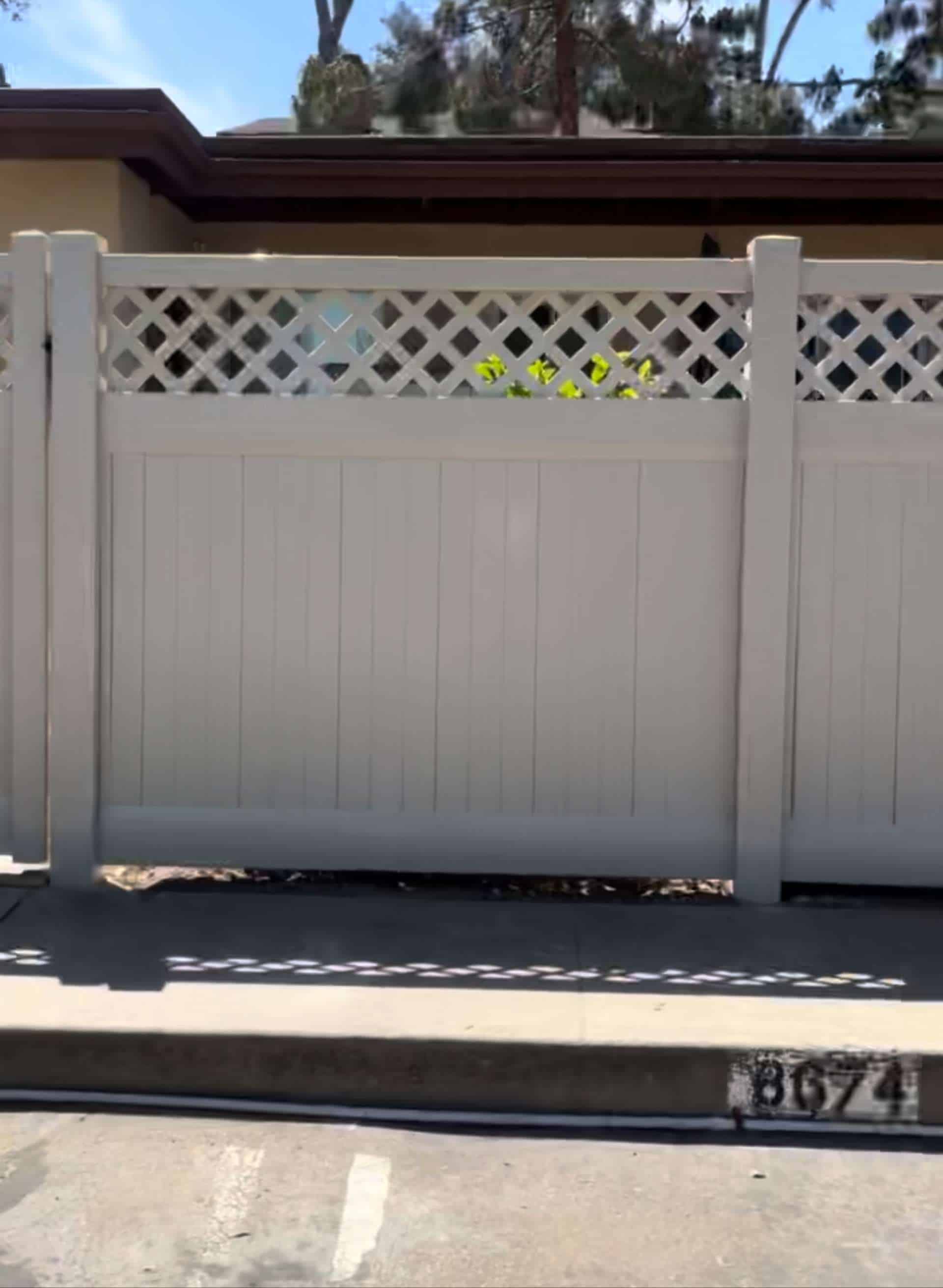 Vinyl Semi Privacy Fences | Vinyl Pro Fence